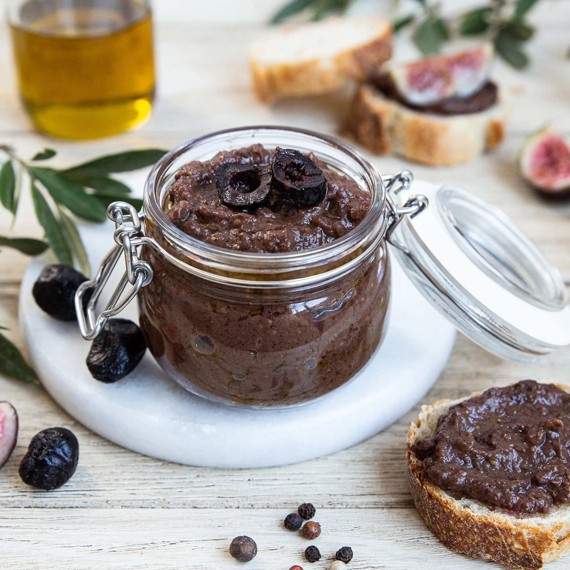 Pâte d'olives noires aux figues de Provence